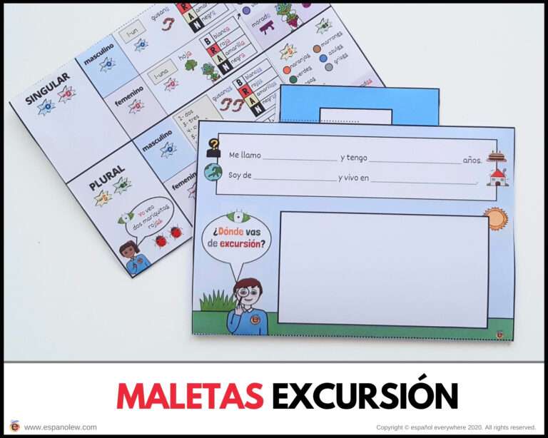 Maletas de excursión. Actividades para las primeras semanas de clase ...