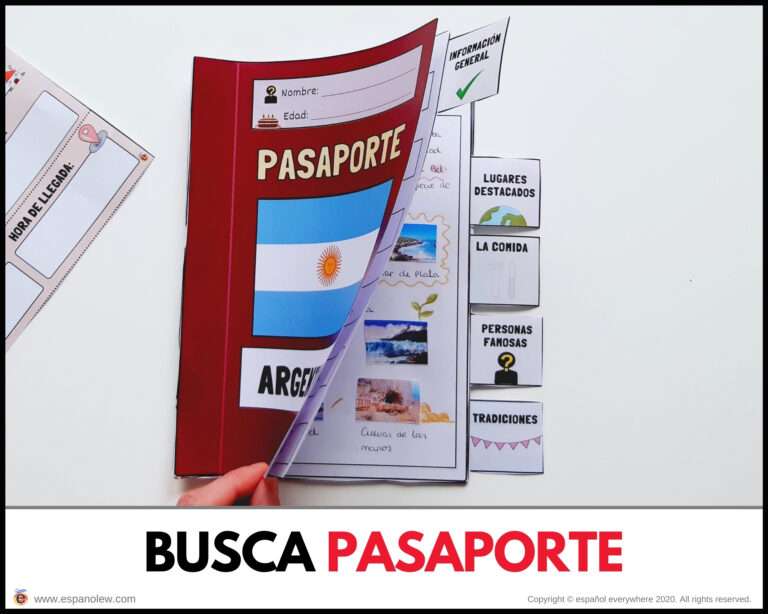 Plantilla Pasaporte para completar. Pasaporte para niños. Pasaporte ...
