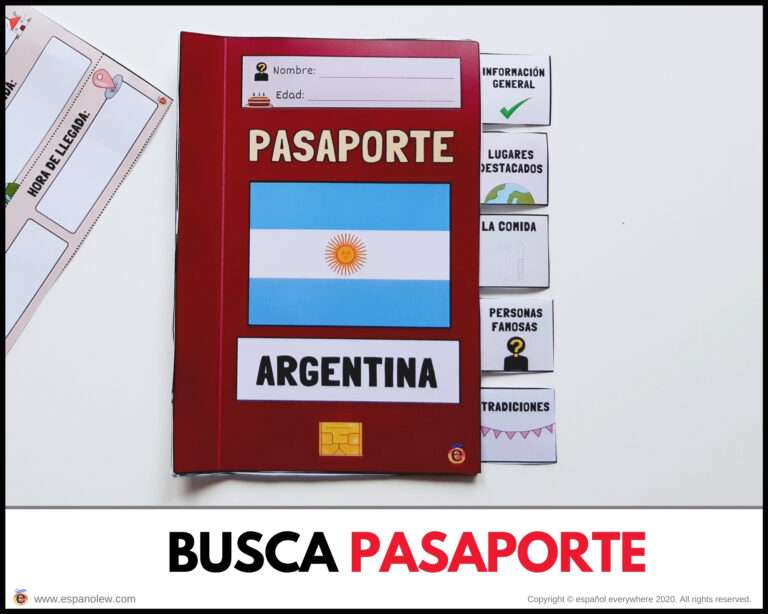 Plantilla Pasaporte para completar. Pasaporte para niños. Pasaporte ...