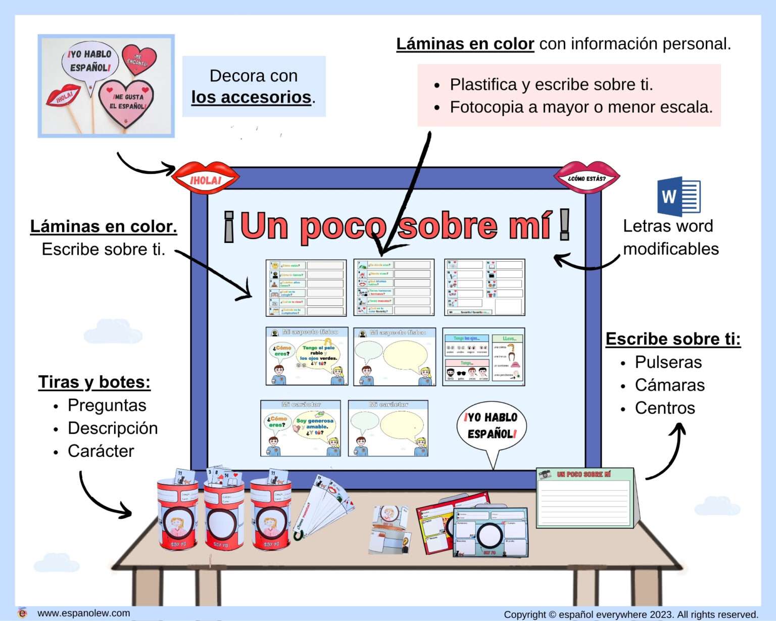 Actividades para presentarse. Dialoga en clase de español. Actividades ...