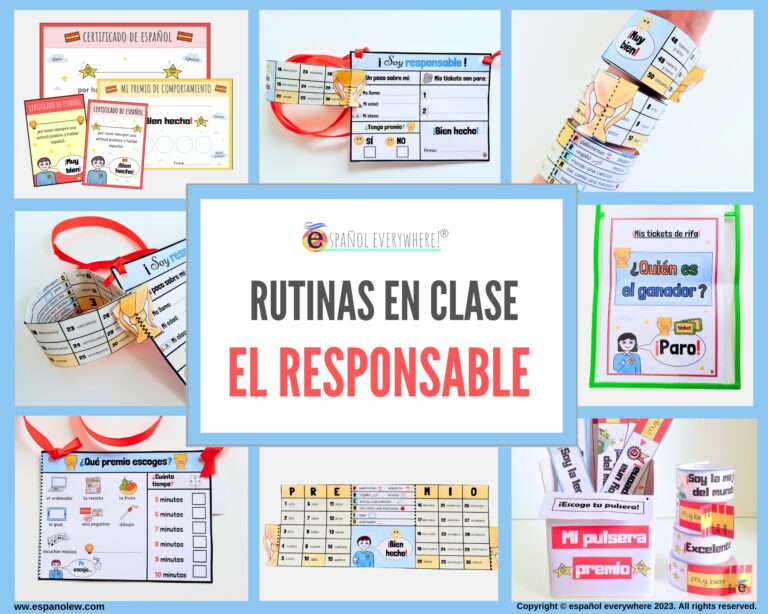 Premios y certificados. Rutinas para la clase de español. Ideas y ...
