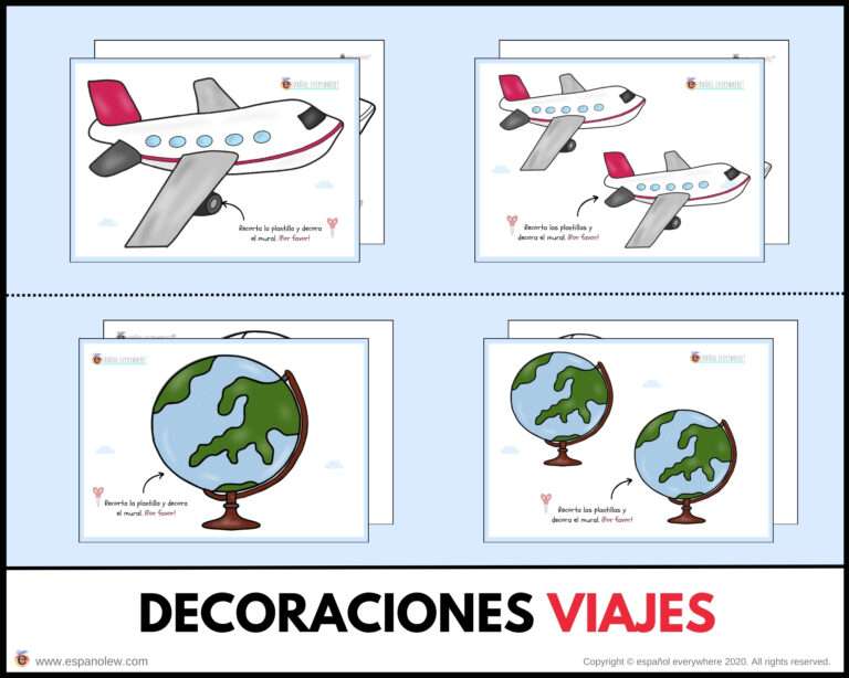 Vamos de viaje. Vocabulario y actividades con viajes. Español para ...