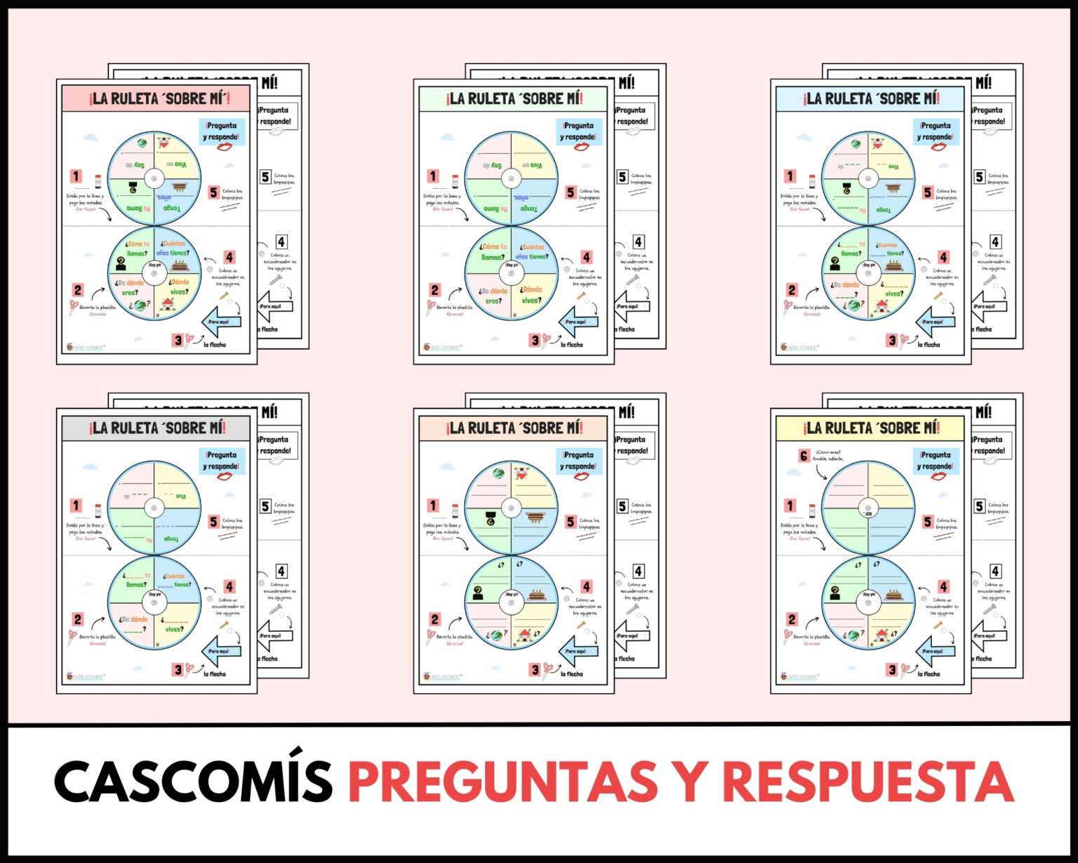 Actividades y juegos para presentarse. Todo sobre mí. Ideas para la ...
