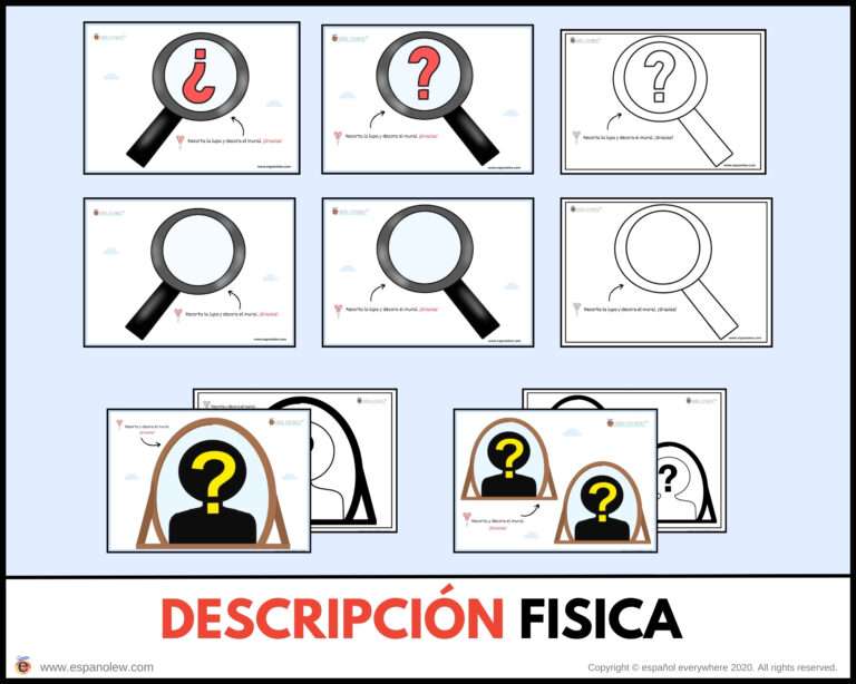 Cómo se hace una descripción física de una persona. La descripción ...