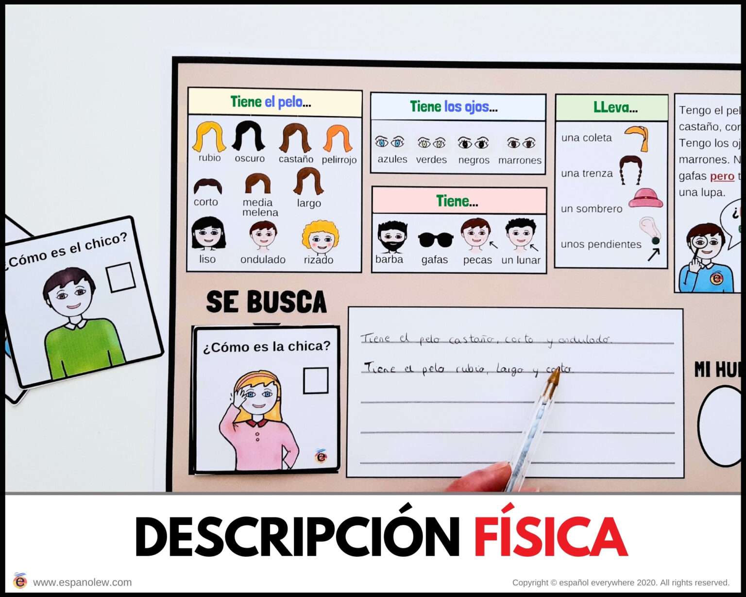 Cómo se hace una descripción física de una persona. La descripción ...