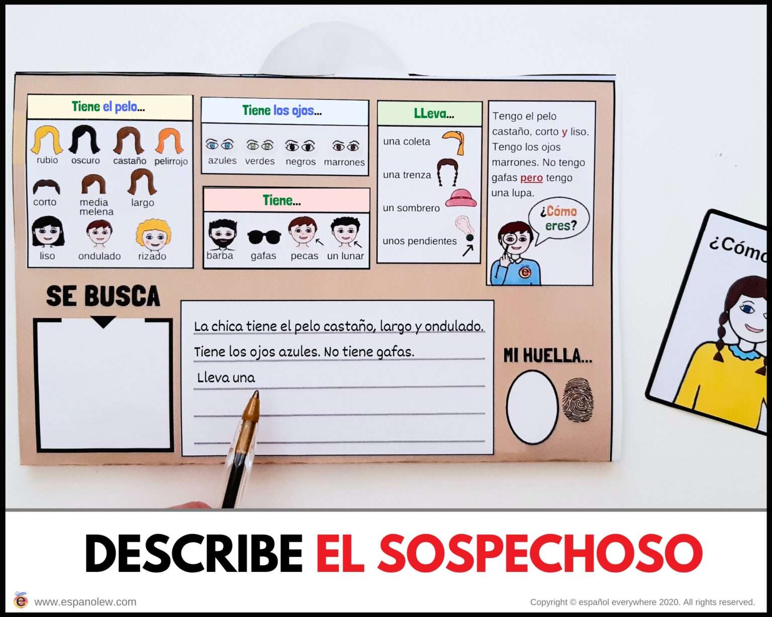 Cómo se hace una descripción física de una persona. La descripción ...