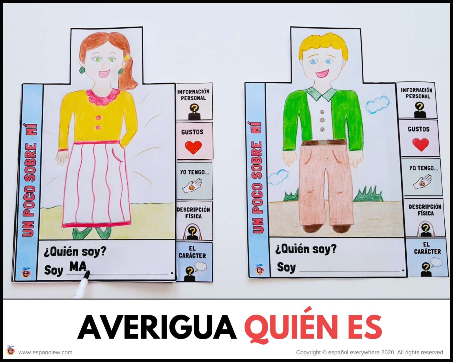 Todo sobre mí. Actividades para presentarse. Libros y juegos vuelta al ...