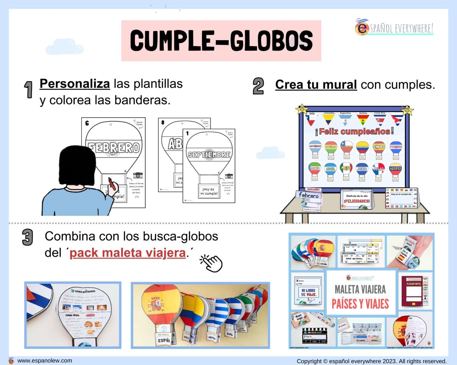 Ideas apra decorar tu clase. Carteles cumpleaños. Decoraciones mural de ...