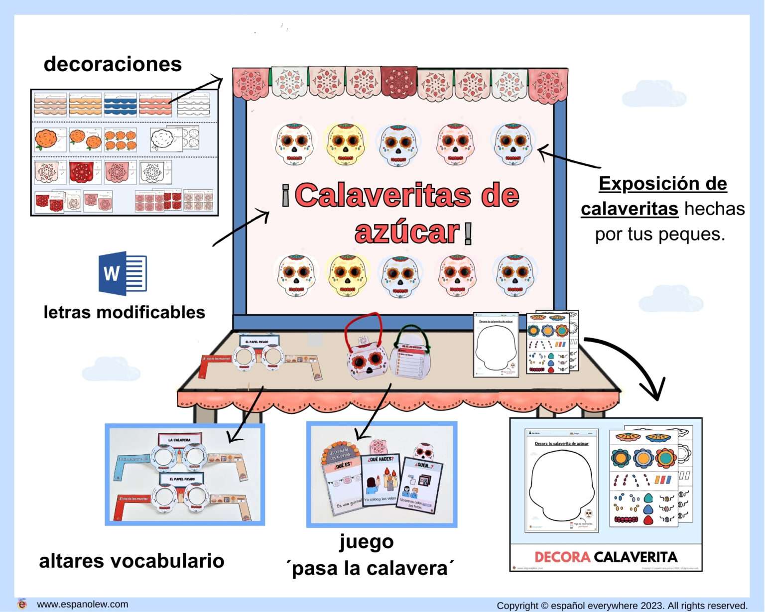 Actividades y juegos Día de Muertos con niños. Cómo enseñar el Día de ...