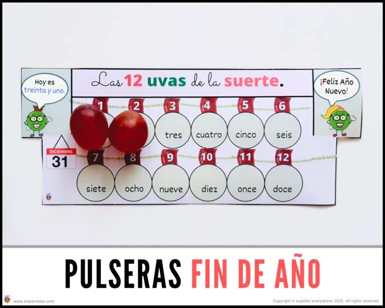 🍇12 UVAS DE LA SUERTE. Ideas para Nochevieja con niños