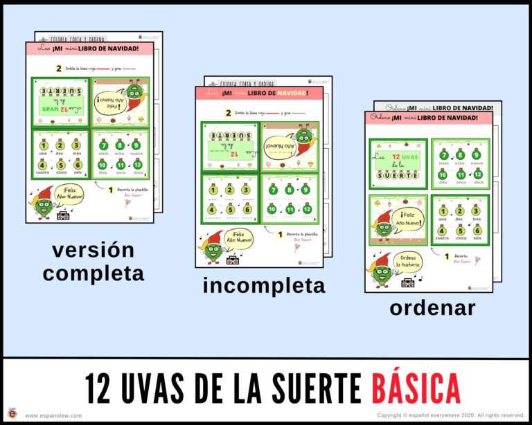 🍇12 UVAS DE LA SUERTE. Ideas para Nochevieja con niños