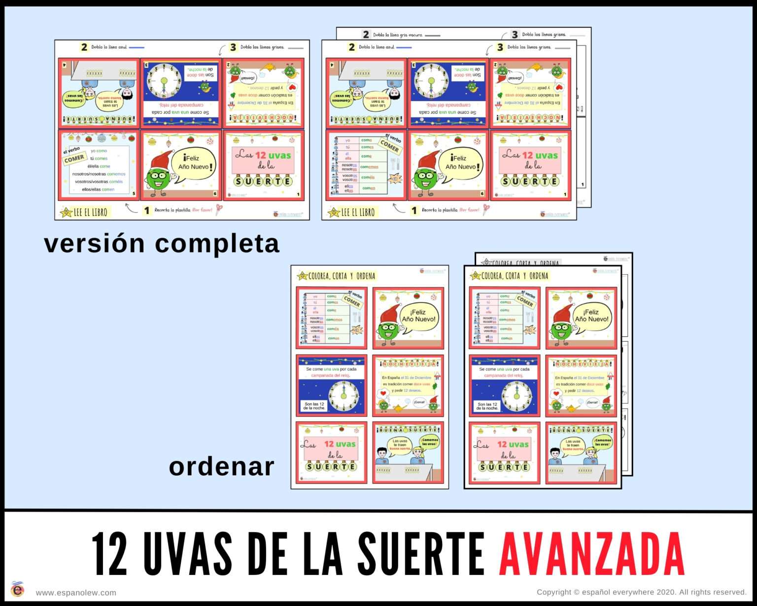 🍇12 UVAS DE LA SUERTE. Ideas para Nochevieja con niños
