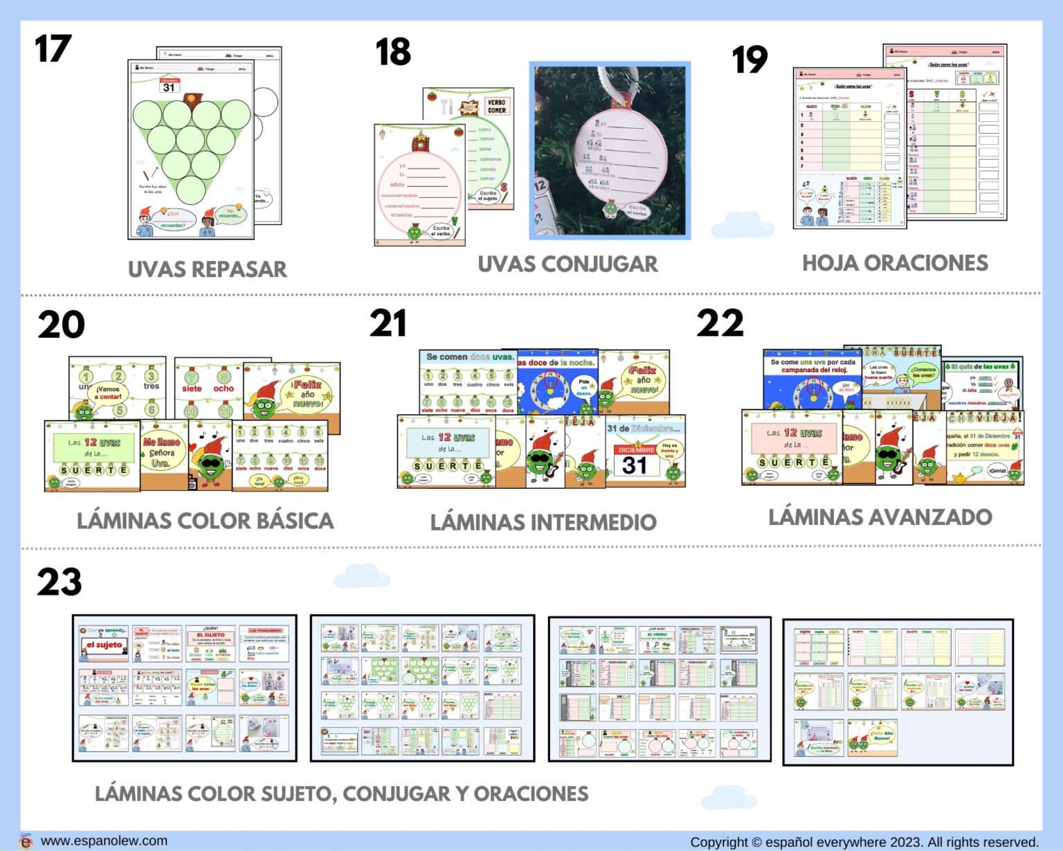 🍇12 UVAS DE LA SUERTE. Ideas para Nochevieja con niños