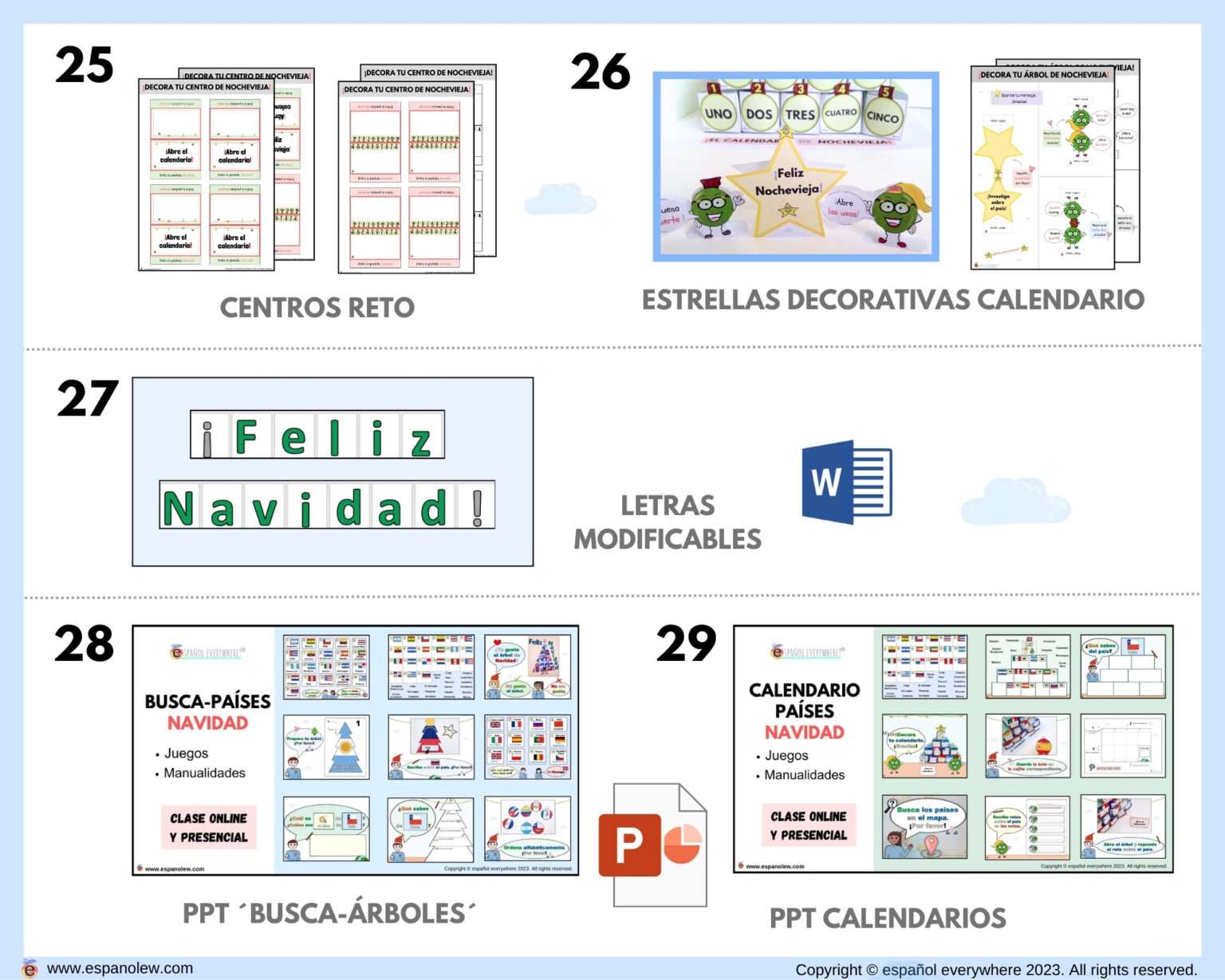 💻´Busca-países de Navidad´- Celebra Navidad y explora países HABLA ...