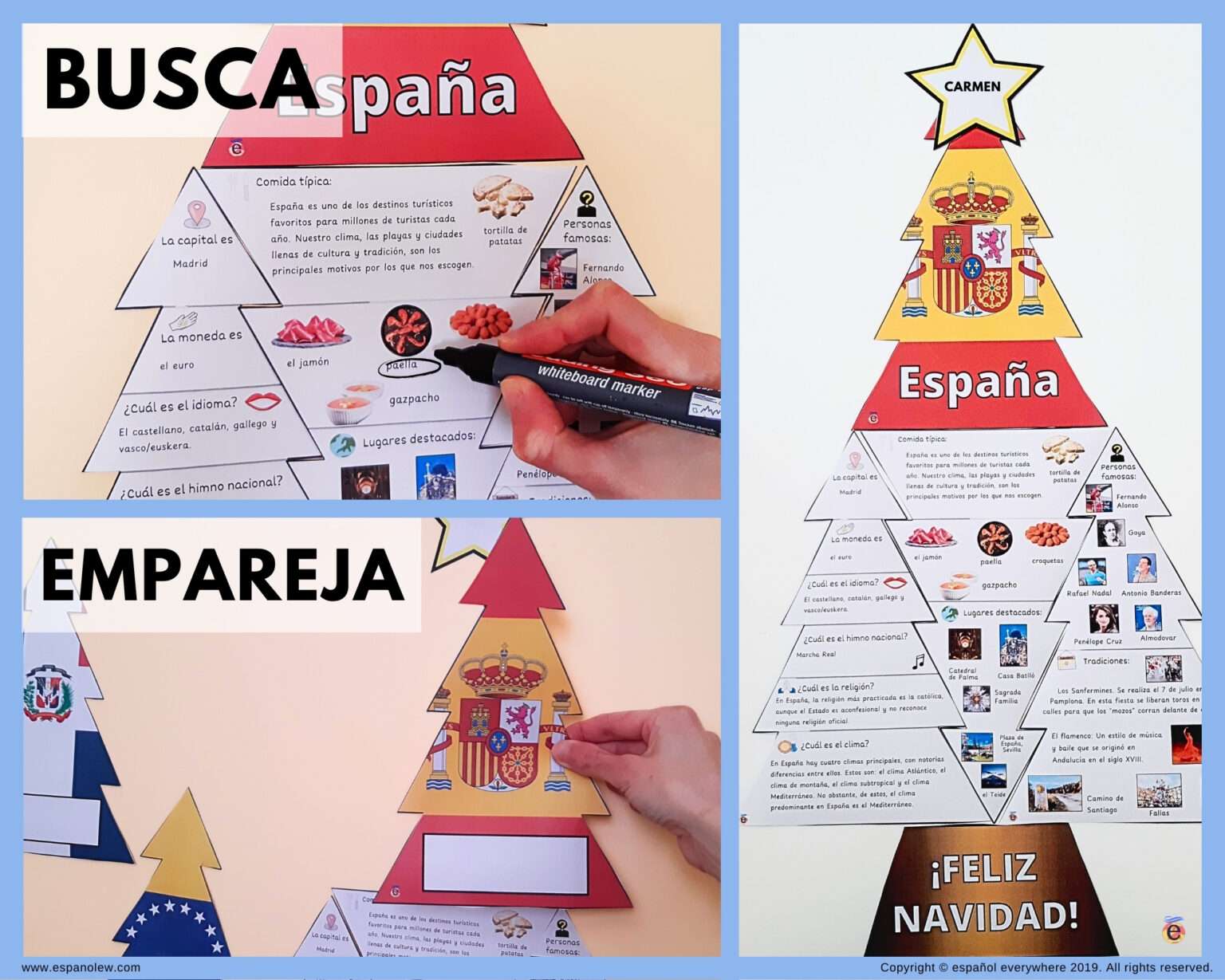 💻´Busca-países de Navidad´- Celebra Navidad y explora países HABLA ...
