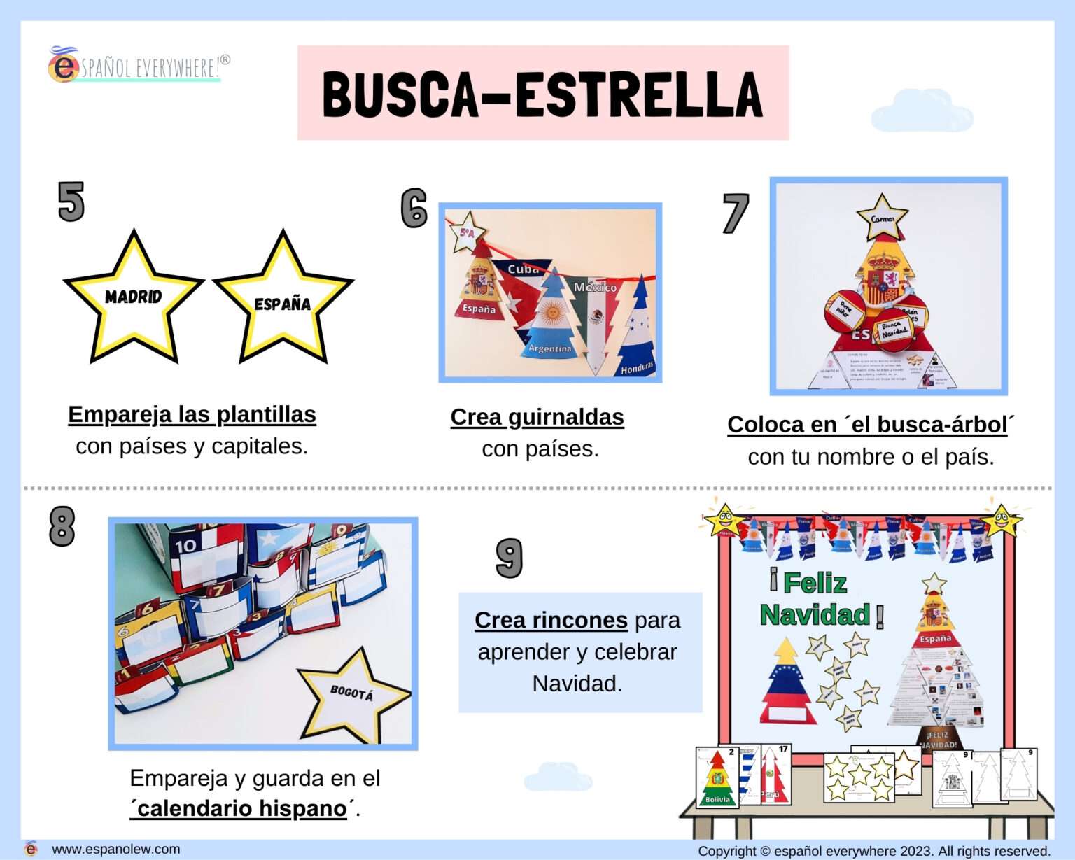 💻´Busca-países de Navidad´- Celebra Navidad y explora países HABLA ...