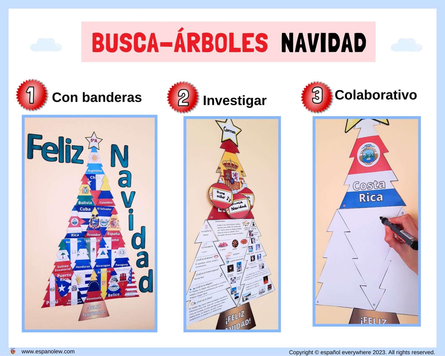 💻´Busca-países de Navidad´- Celebra Navidad y explora países HABLA ...