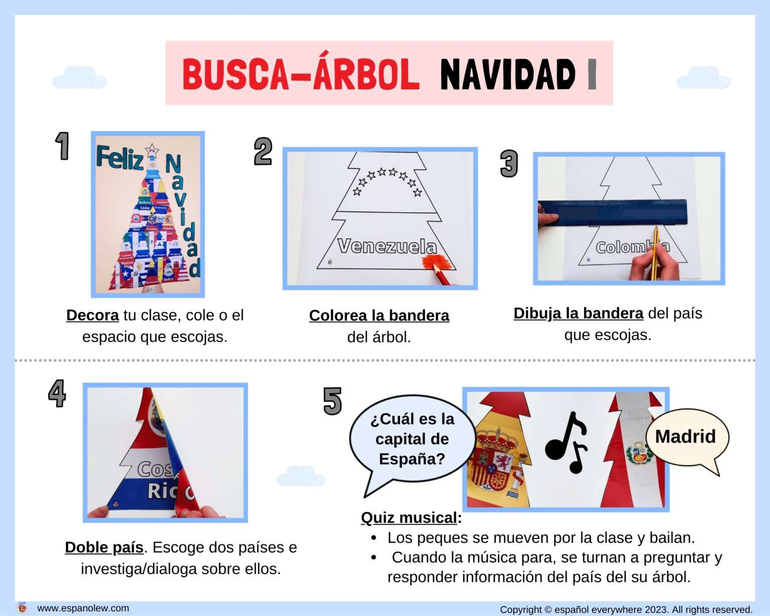 💻´Busca-países de Navidad´- Celebra Navidad y explora países HABLA ...