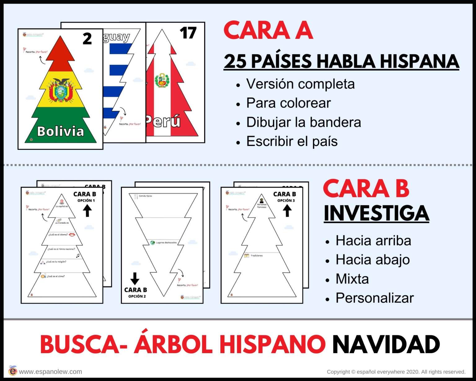 💻´Busca-países de Navidad´- Celebra Navidad y explora países HABLA ...
