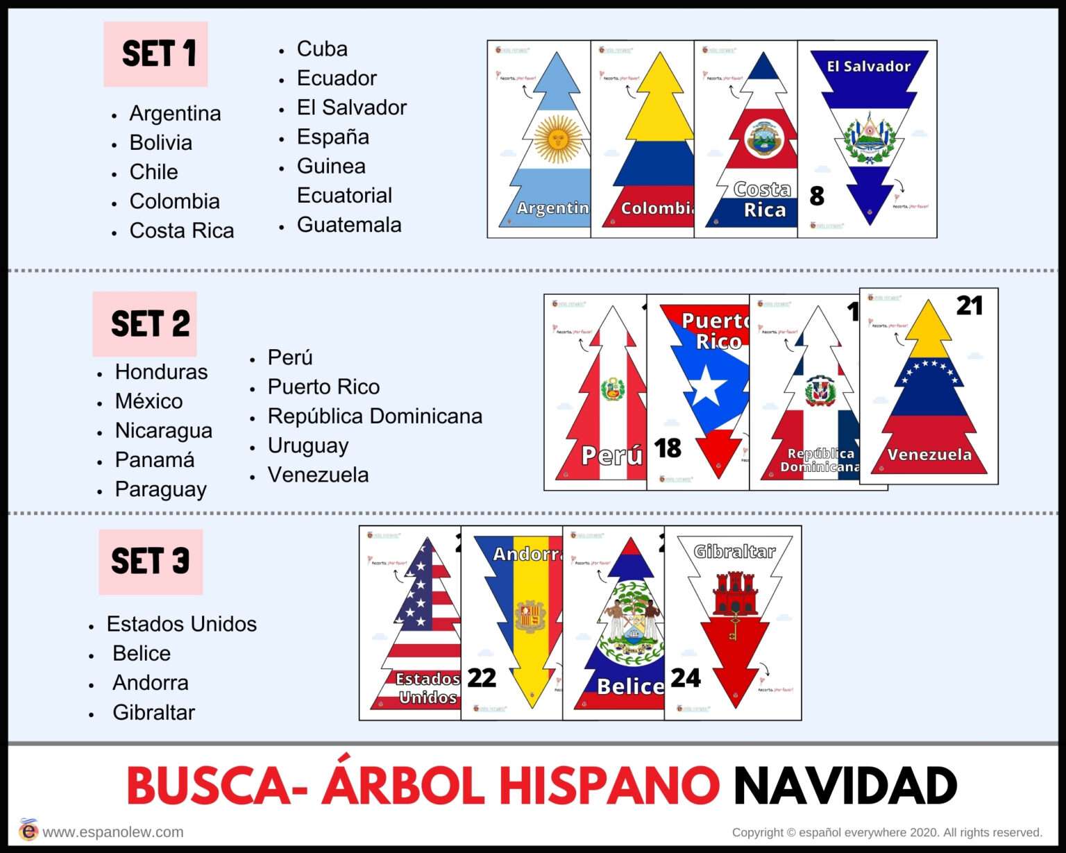 💻´Busca-países de Navidad´- Celebra Navidad y explora países HABLA ...