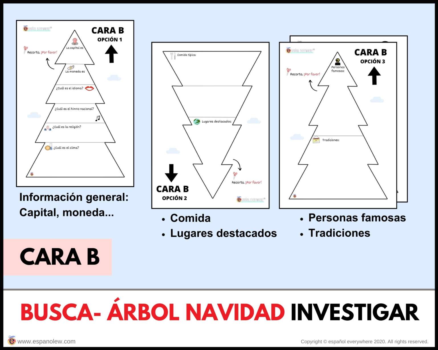 💻´Busca-países de Navidad´- Celebra Navidad y explora países HABLA ...