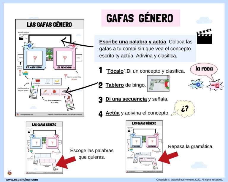 Actividades clasificar sustantivos género y número. Masculino y ...