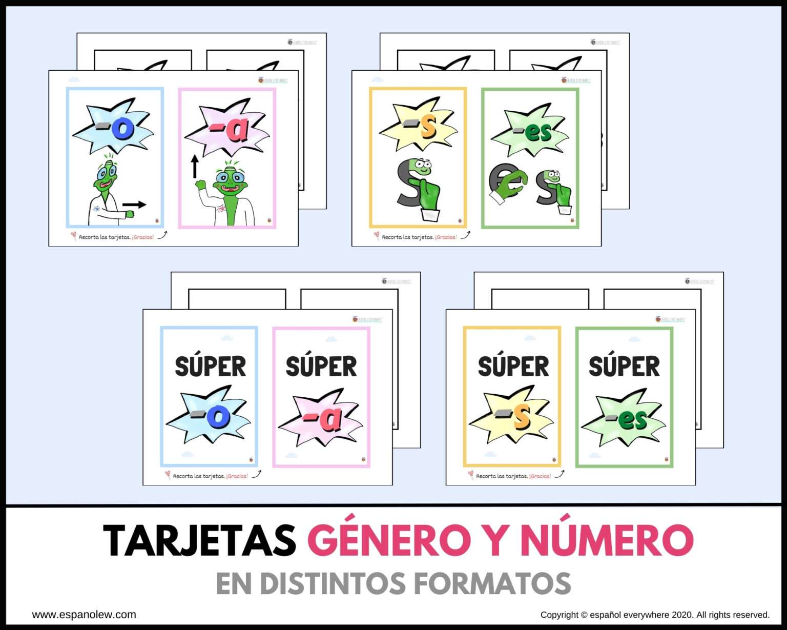 Actividades clasificar sustantivos género y número. Masculino y ...