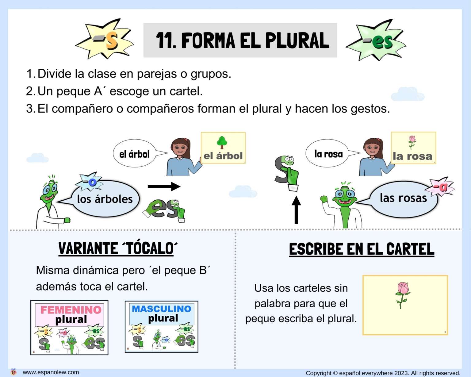 Actividades clasificar sustantivos género y número. Masculino y ...
