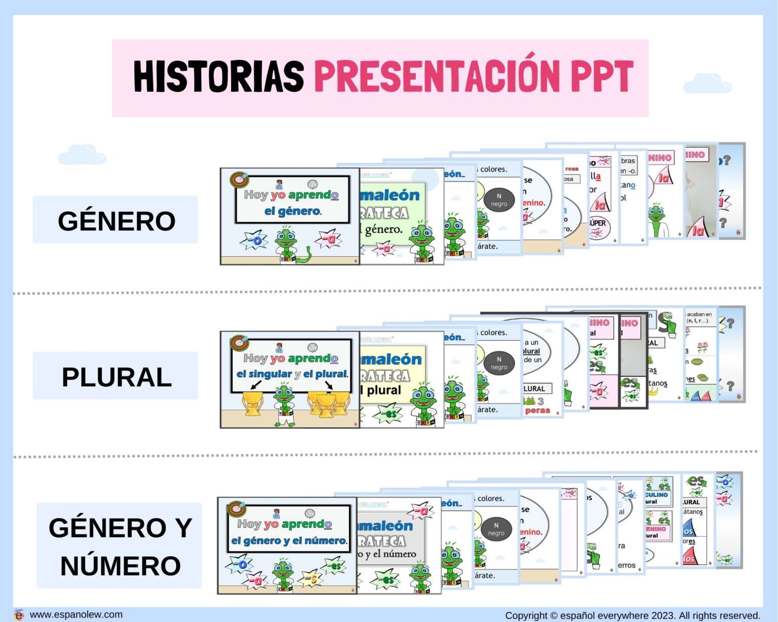 Actividades clasificar sustantivos género y número. Masculino y ...