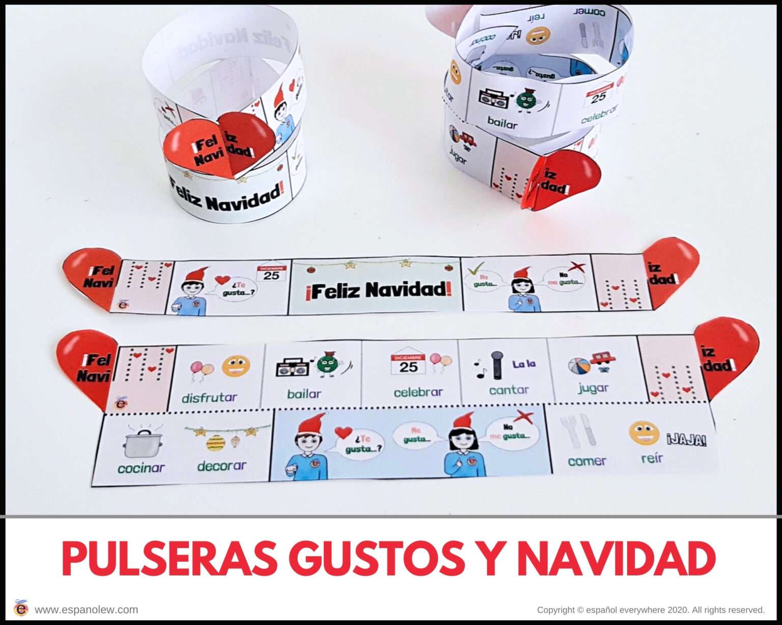 💻 ´Aprende-Árbol de Navidad´- Manualidades y juegos con infinitivos y ...