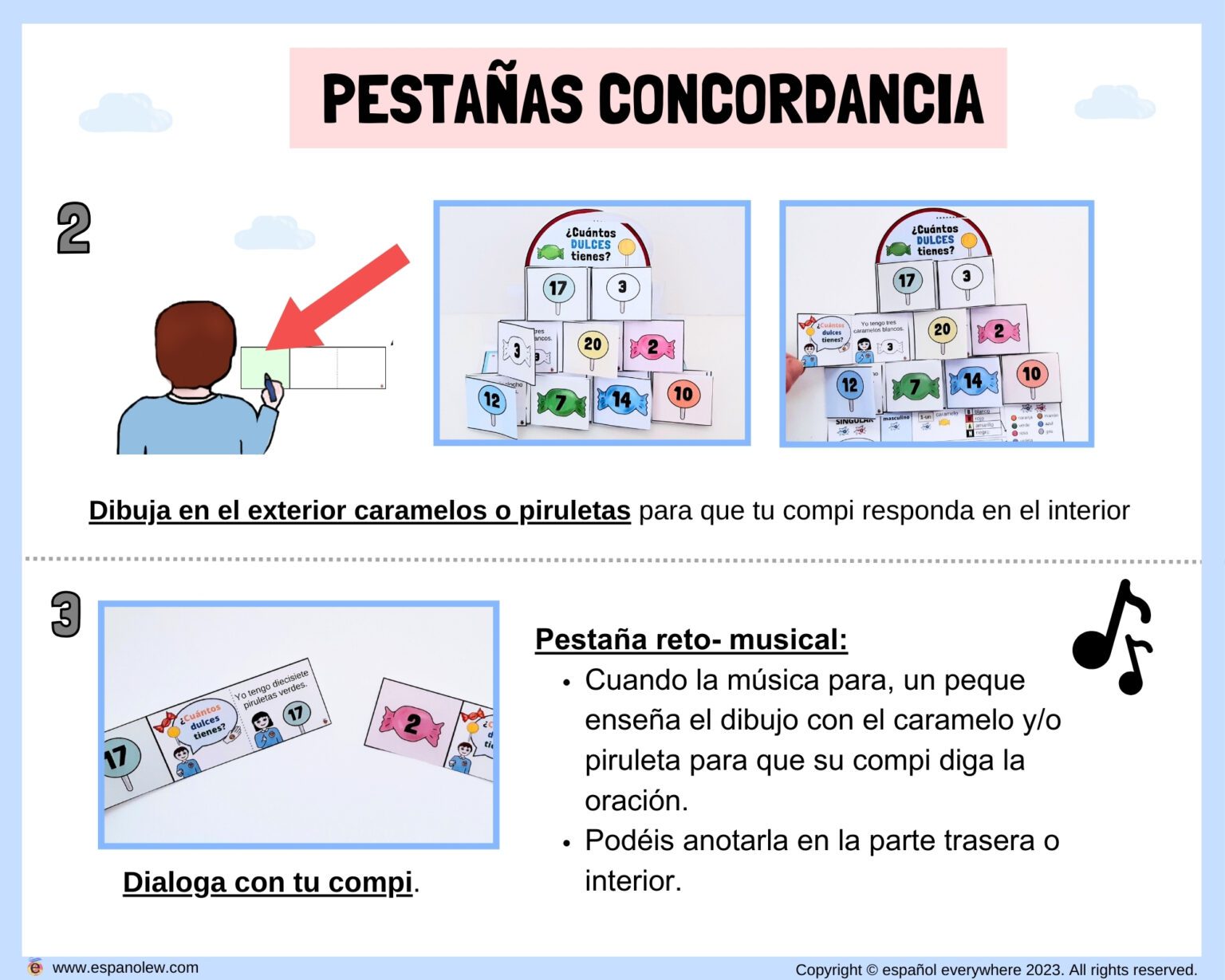 💻 ´Casas Concordancia´- Oraciones verbo tener, números y colores ...