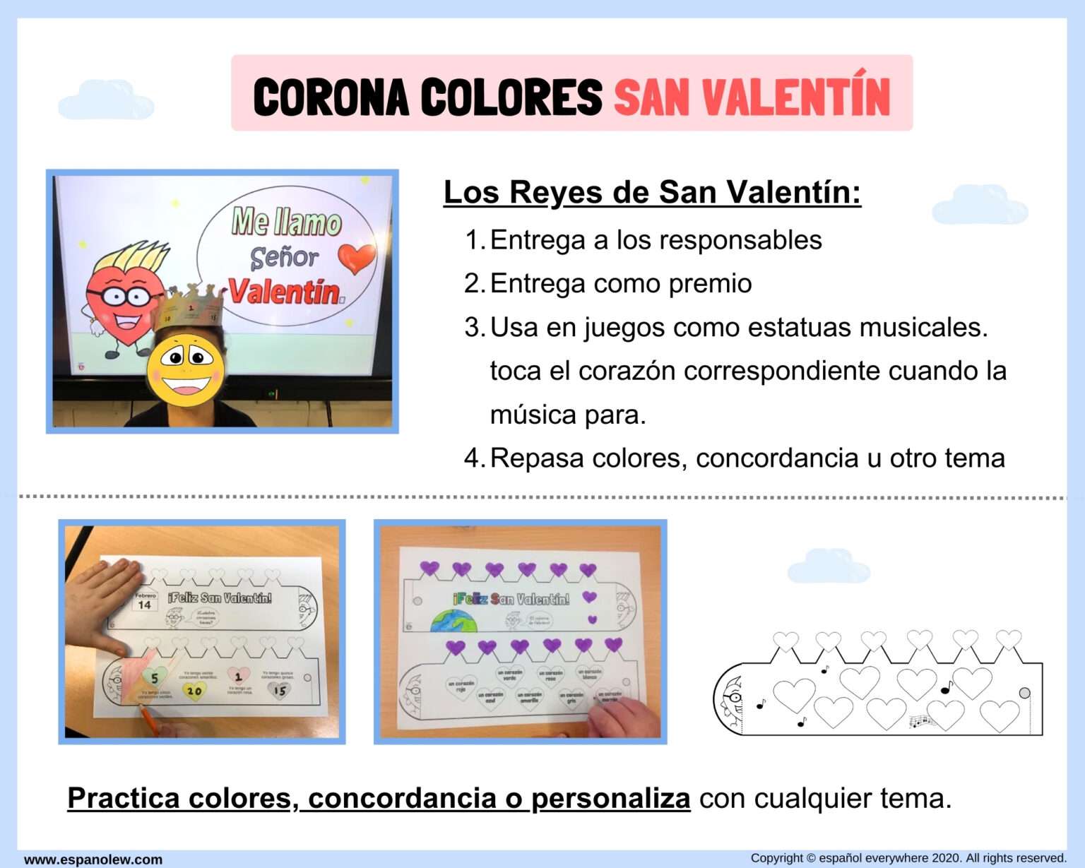 💻 LAS MEDIAS-PULSERAS. Actividades para San Valentín, y repaso de ...