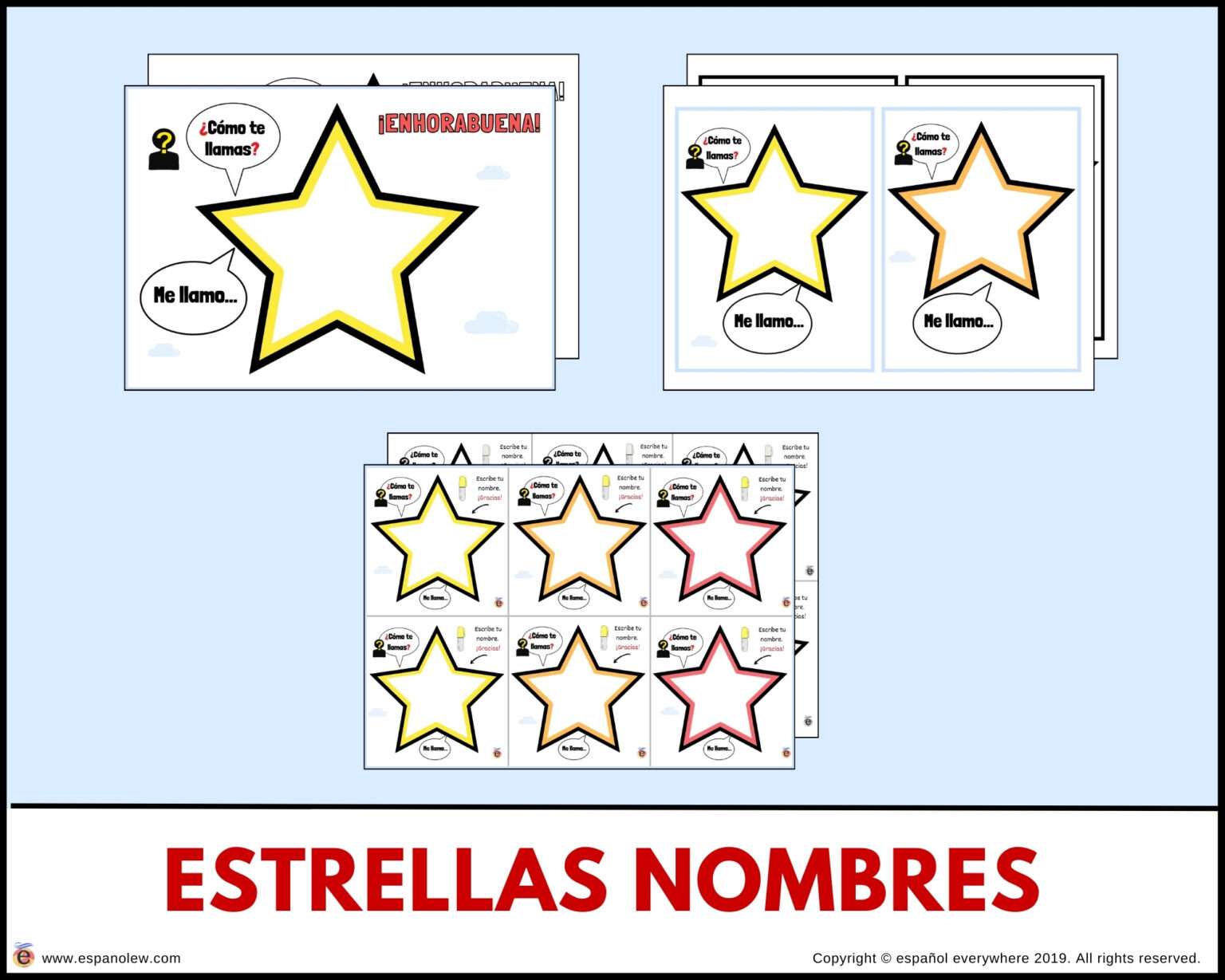 Tareas ayudante de clase. Rutimnas para la clase de español con niños ...