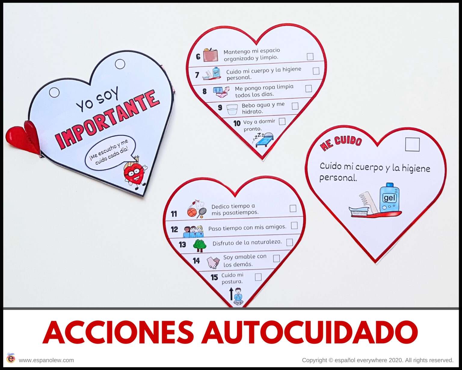 Actividades de autocuidado y amor propio para niños. Cómo trabajar el ...
