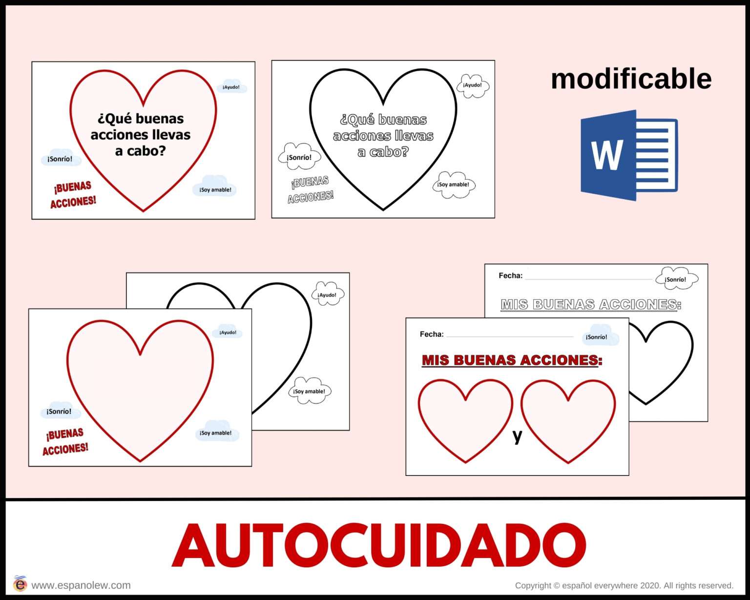 Actividades de autocuidado y amor propio para niños. Cómo trabajar el ...