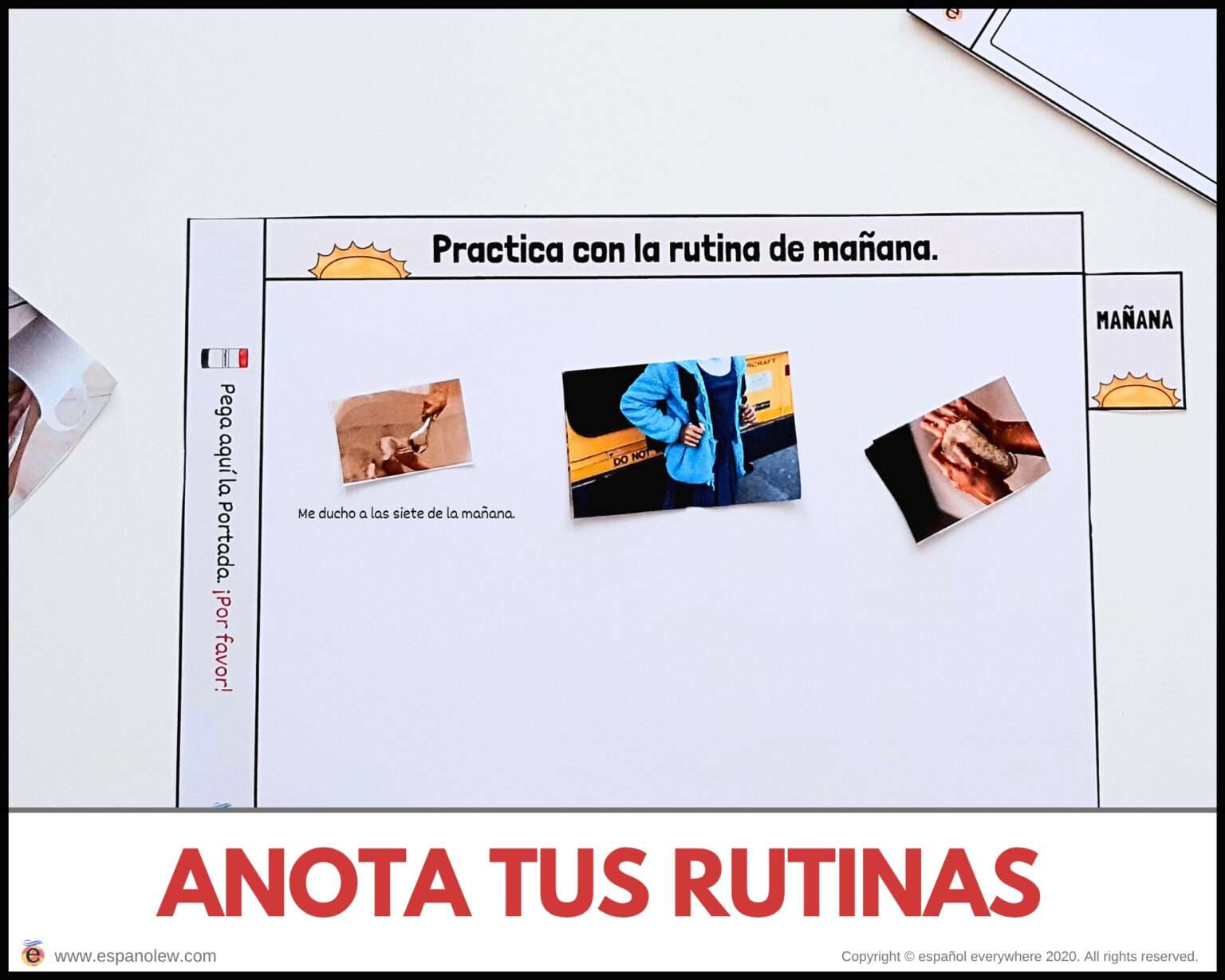 Acciones habituales. la rutina diaria vocabulario. Verbos de rutina ...