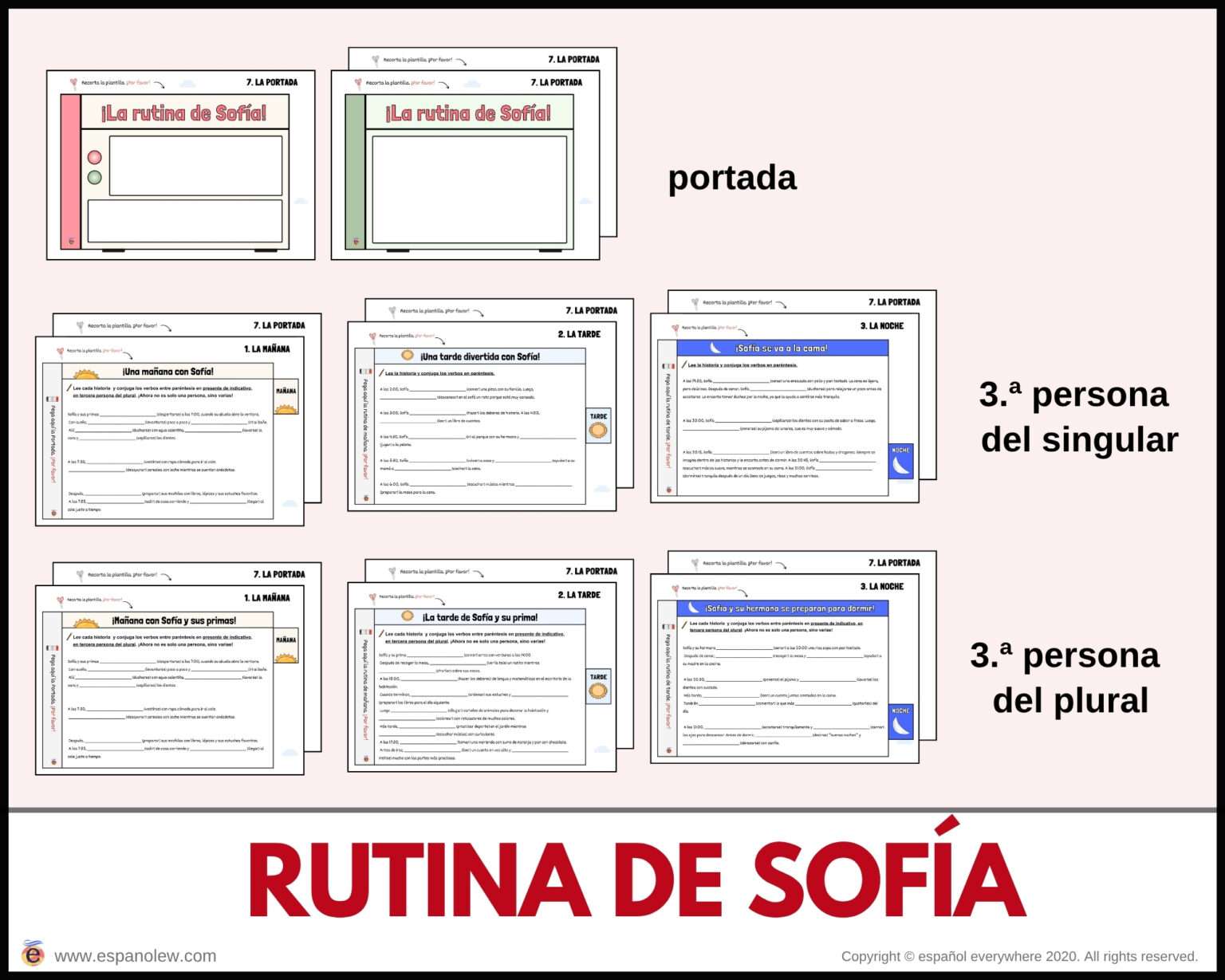 Acciones habituales. la rutina diaria vocabulario. Verbos de rutina ...