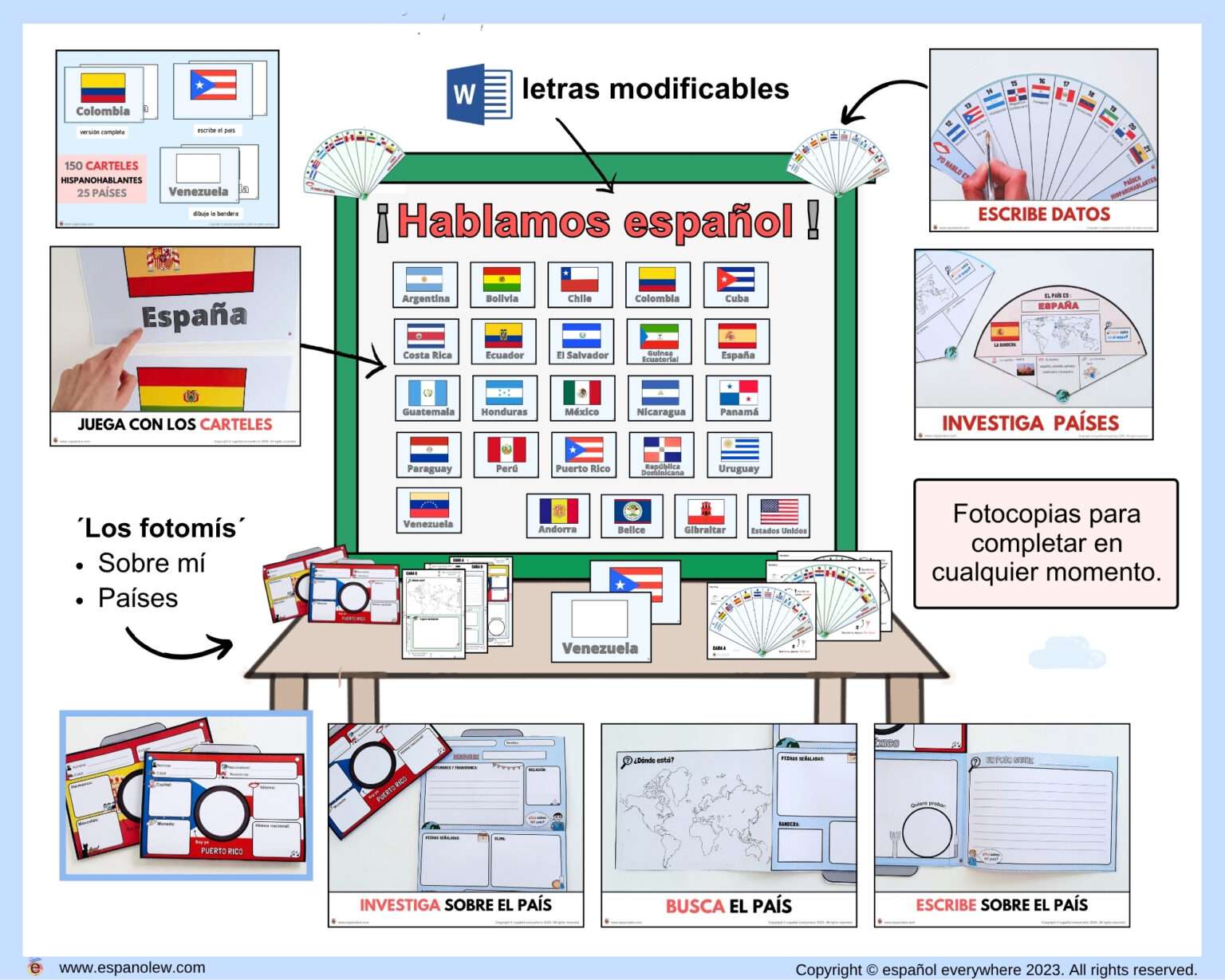 💻 ´Fotomís hispanohablantes I´- INICIO DE CURSO y mes de LA HISPANIDAD ...