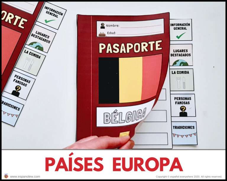 Pasaportes educativos imprimibles para niños: países, viajes y valores ...