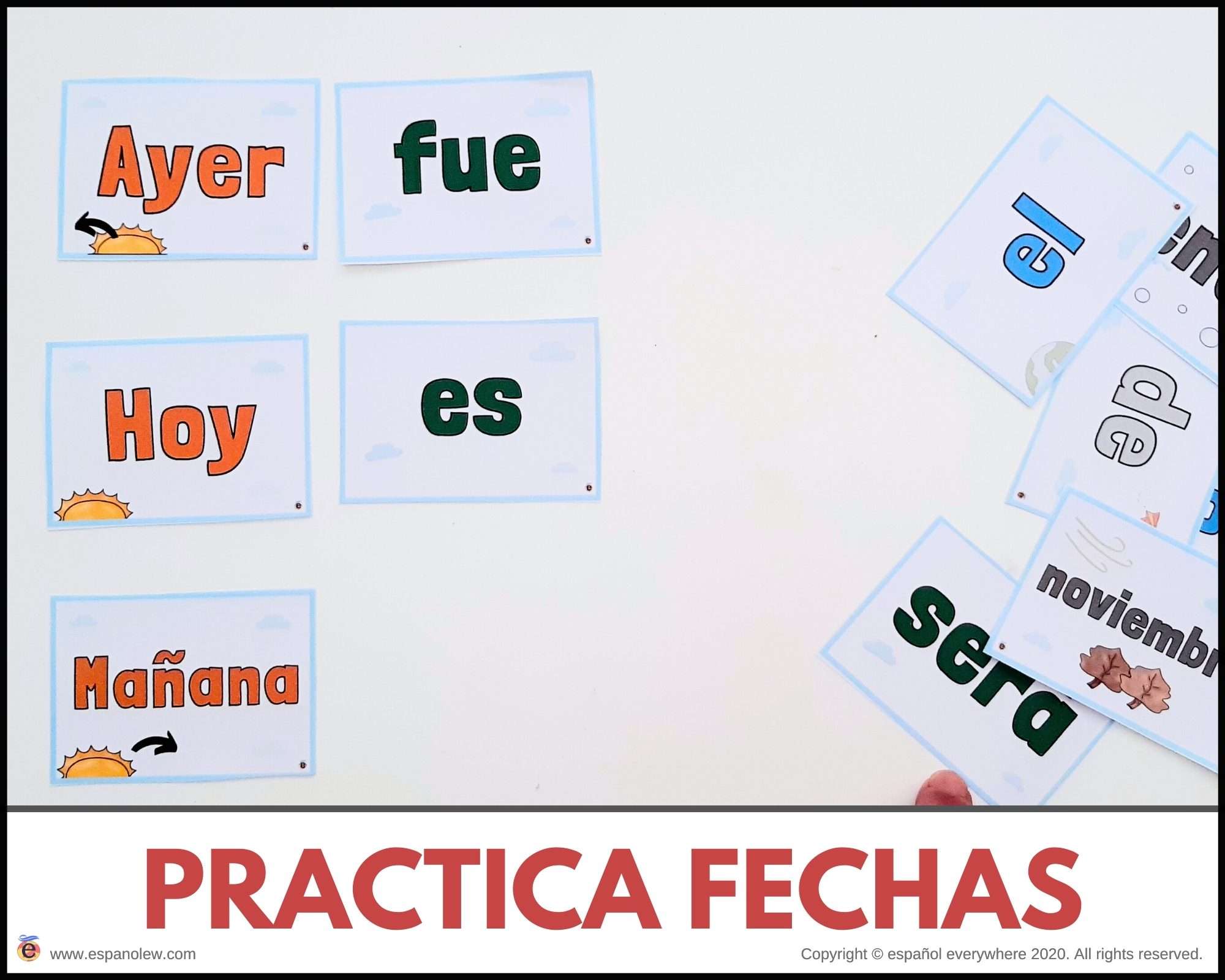 La fecha esn españo. Cómo se escribe la fecha en español. Clase de ...