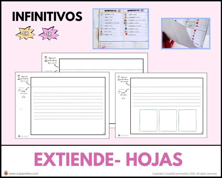 💻 ´Cuelga-verbos I´- Actividades, juegos y minilibros con verbos ...